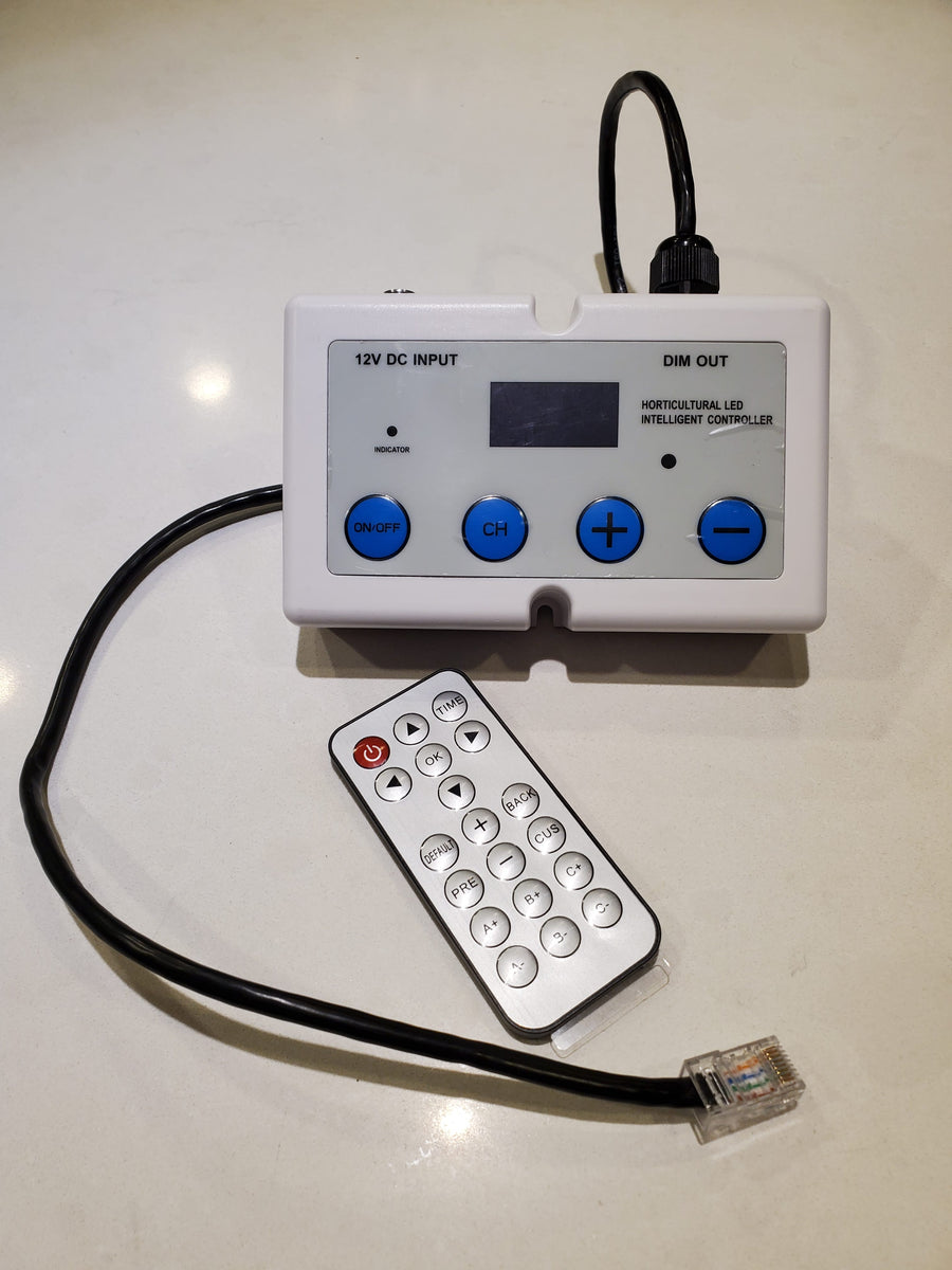Pro Line LED Grow Light Remote, Multi-Light PWM Controller with Sunris ...