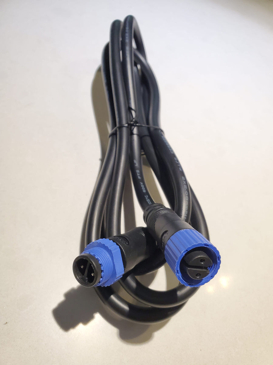 Pro Line LED Grow Light Waterproof M15 DC Extension Cord (6 feet) for ...